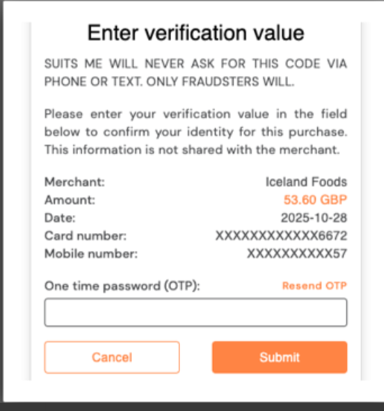 How to approve a 3DS card payment online? – Suits Me Card